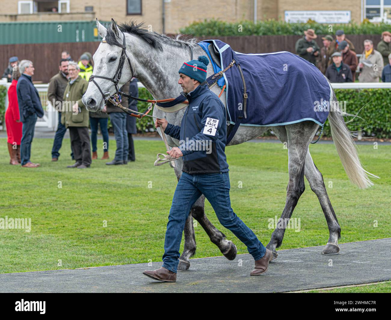 Second race at Wincanton March 2nd 2022 run over fences Stock Photo - Alamy