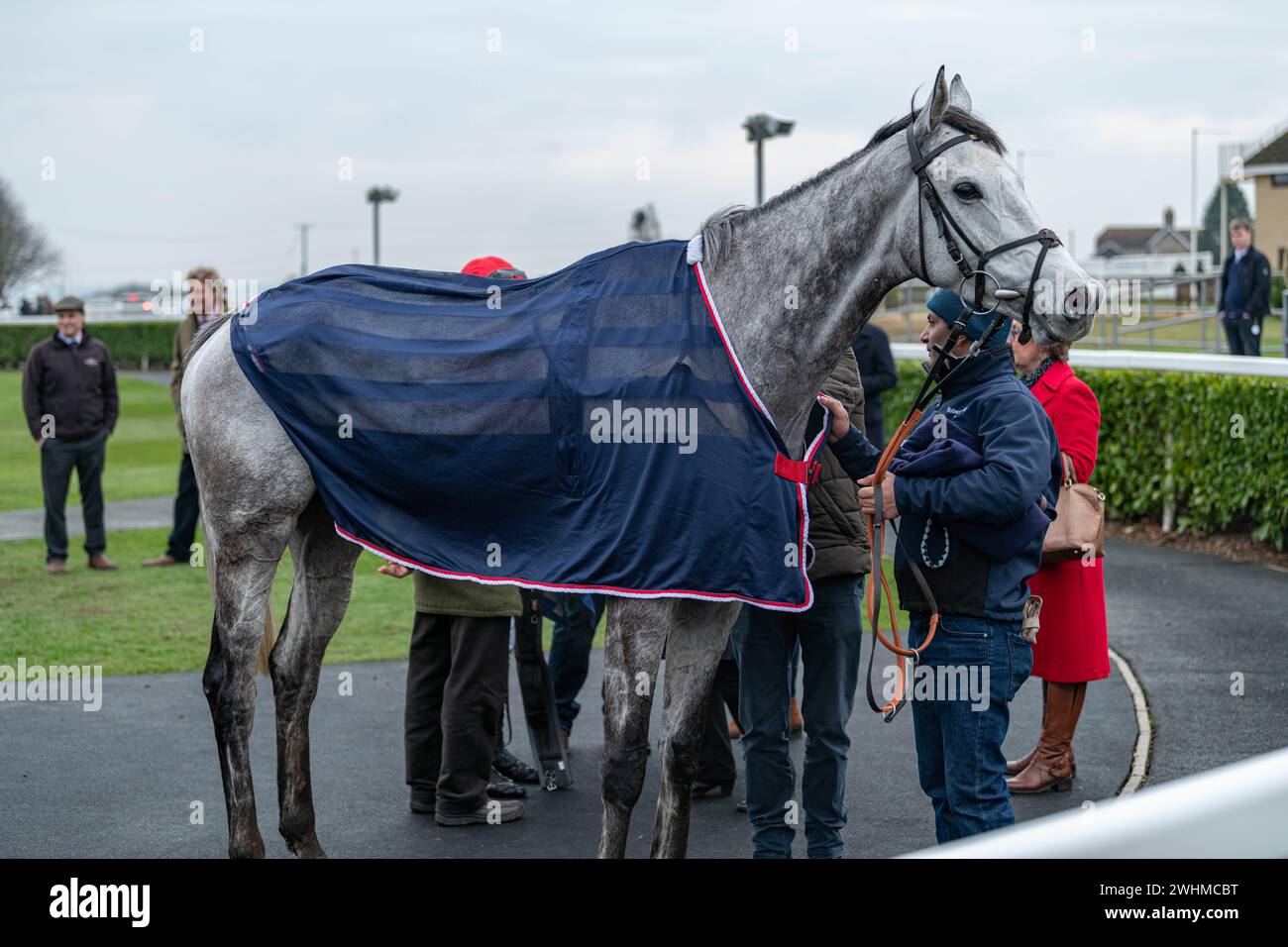 Second race at Wincanton March 2nd 2022 run over fences Stock Photo - Alamy