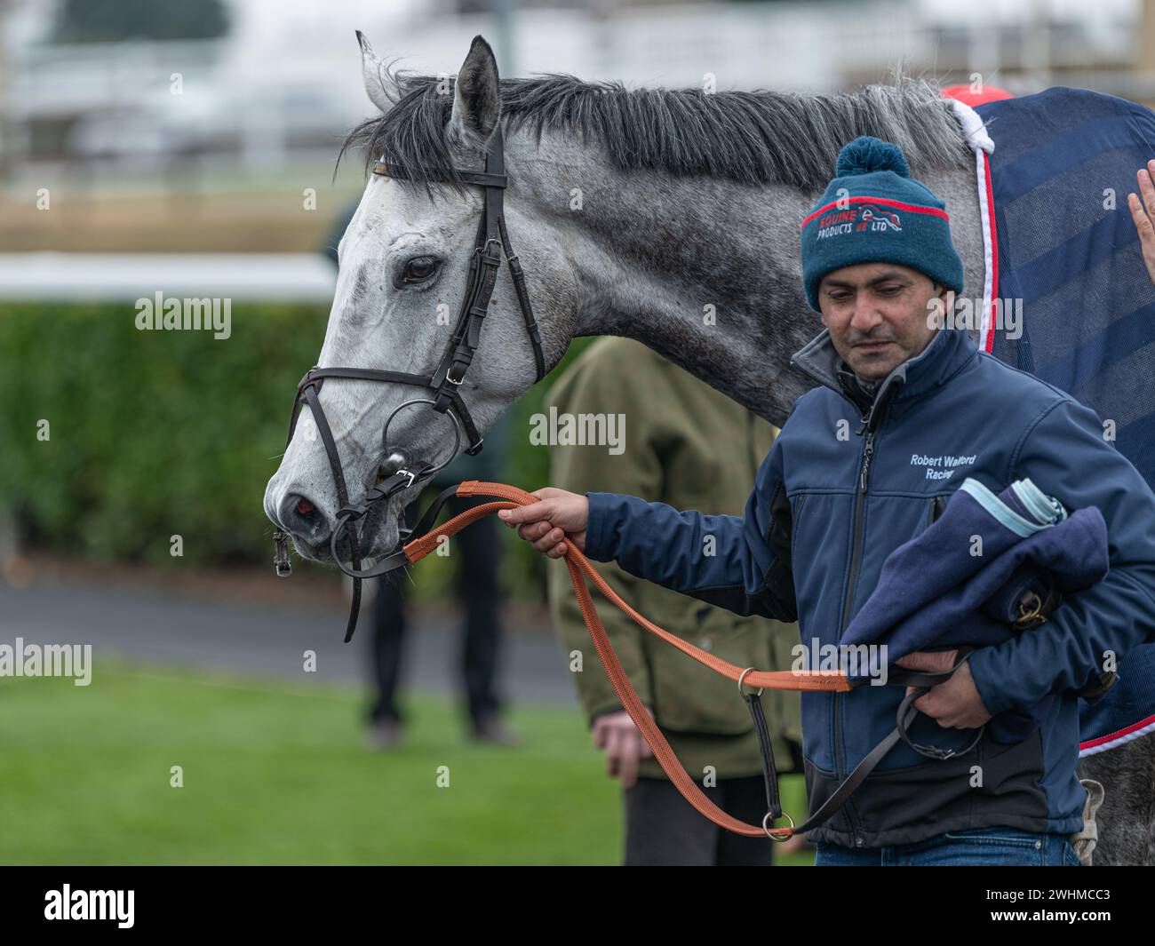 Second race at Wincanton March 2nd 2022 run over fences Stock Photo - Alamy