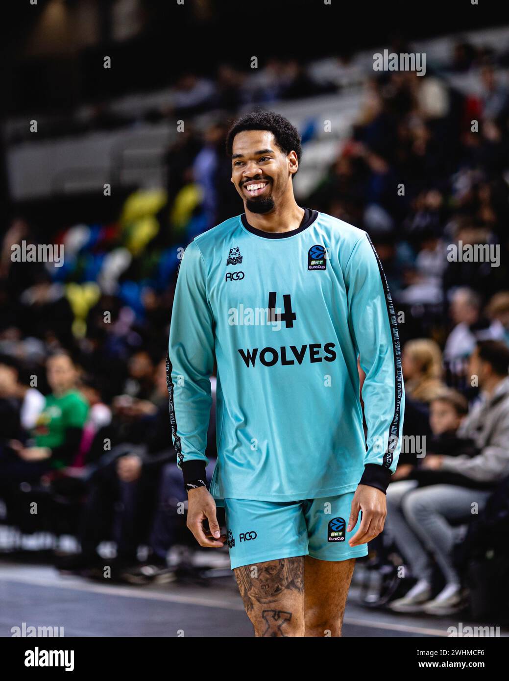 London Lions play Wolves Vilnius in the group stages of Eurocup at the ...