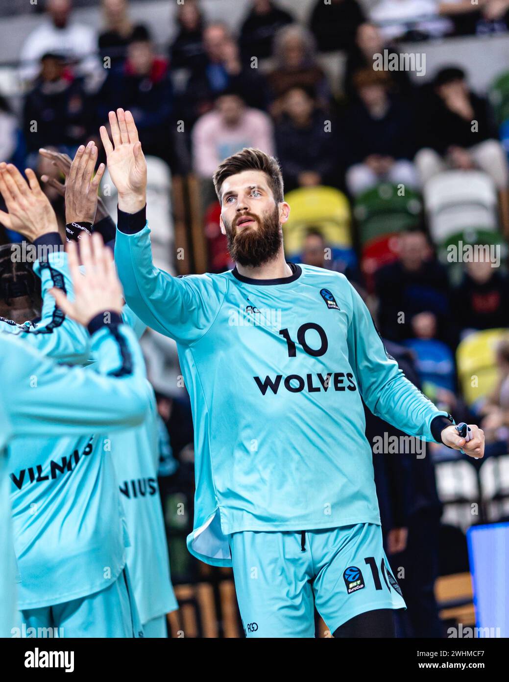 London Lions play Wolves Vilnius in the group stages of Eurocup at the ...