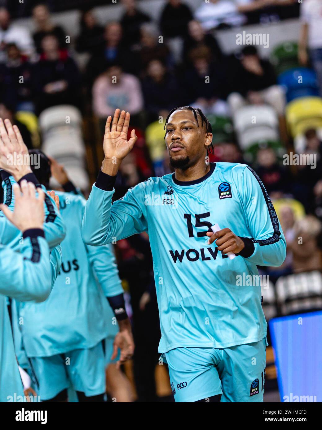 London Lions play Wolves Vilnius in the group stages of Eurocup at the ...