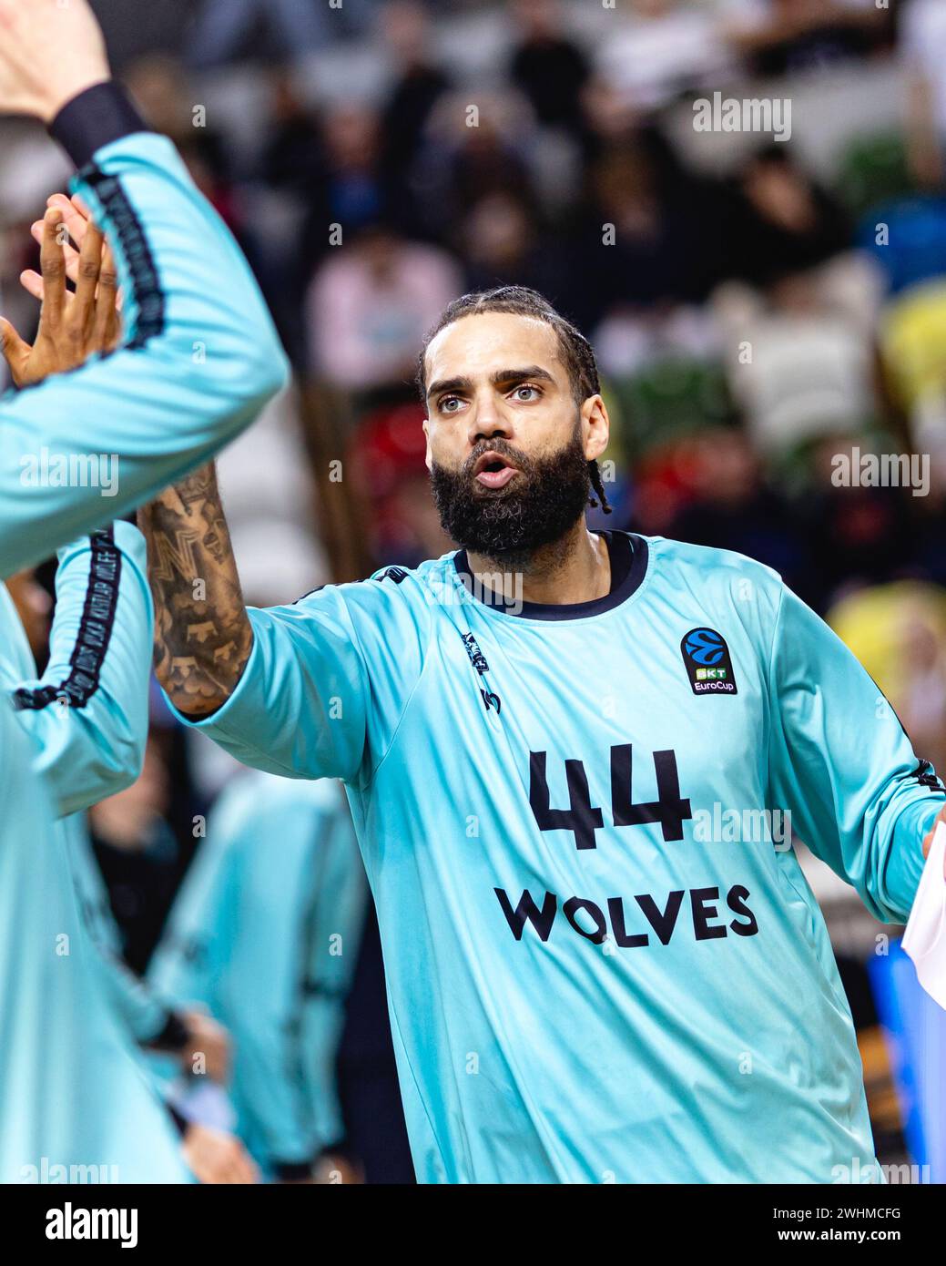 London Lions play Wolves Vilnius in the group stages of Eurocup at the ...