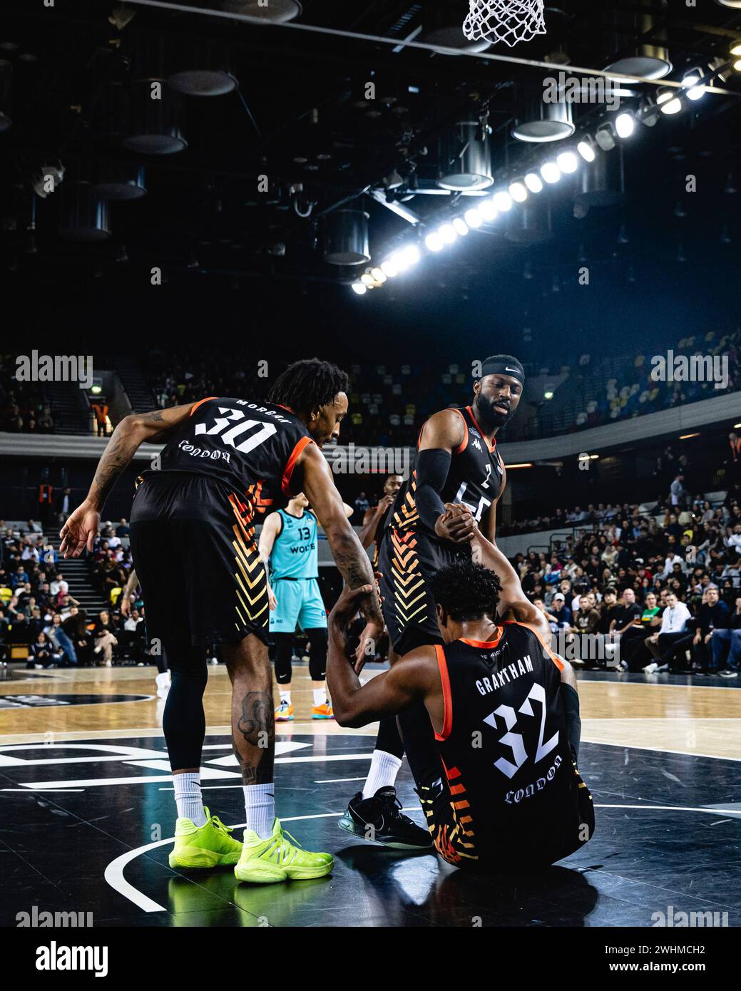 London Lions play Wolves Vilnius in the group stages of Eurocup at the ...