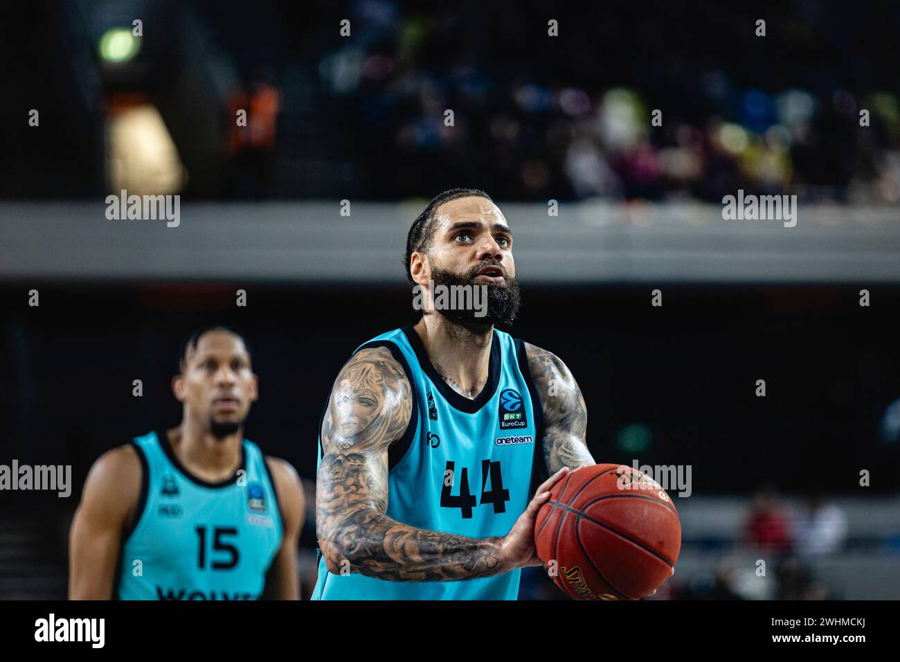 London Lions play Wolves Vilnius in the group stages of Eurocup at the ...