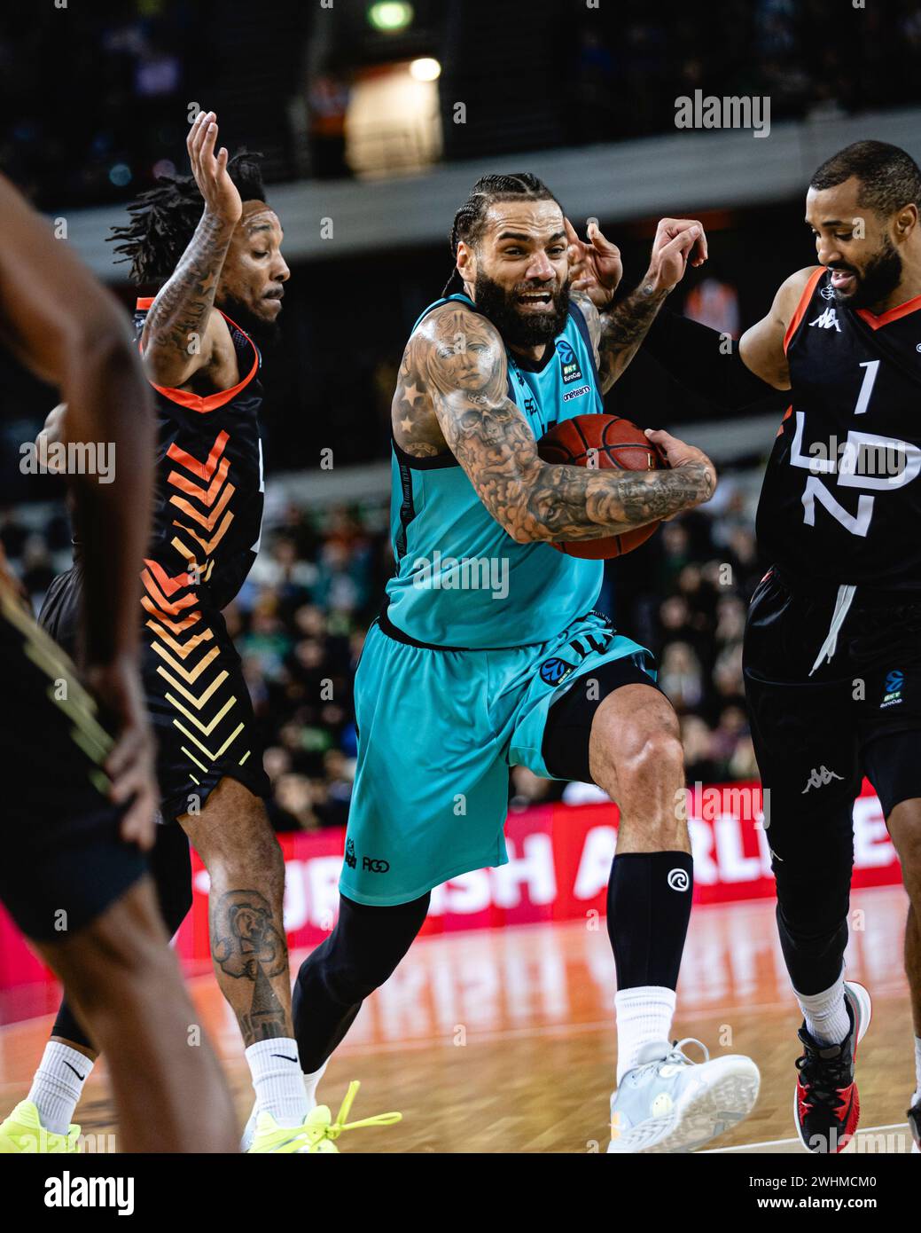 London Lions play Wolves Vilnius in the group stages of Eurocup at the ...