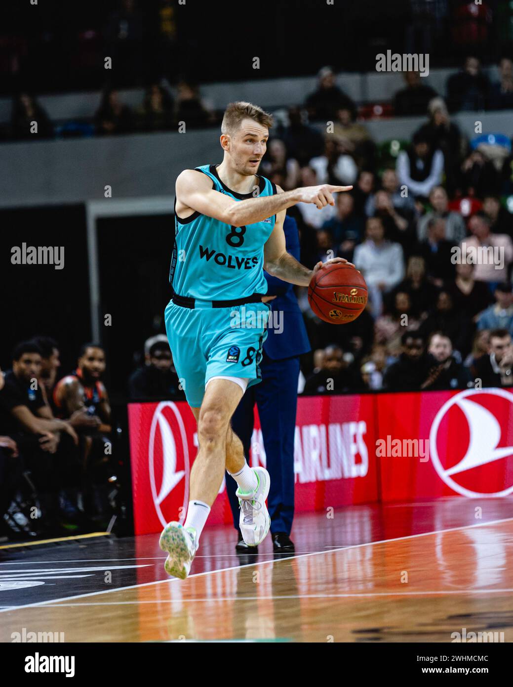 London Lions play Wolves Vilnius in the group stages of Eurocup at the ...