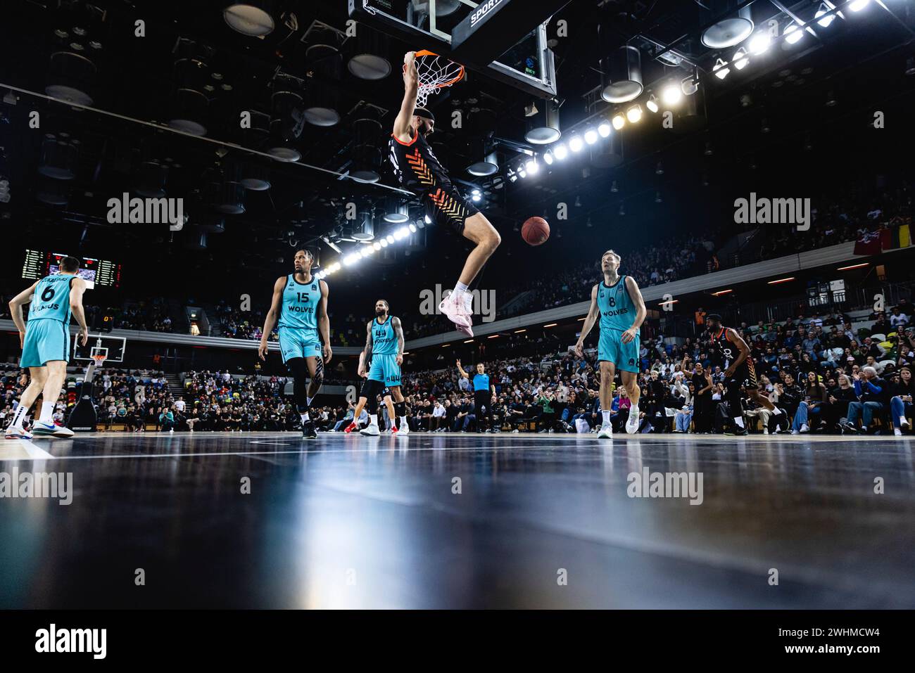 London Lions play Wolves Vilnius in the group stages of Eurocup at the ...