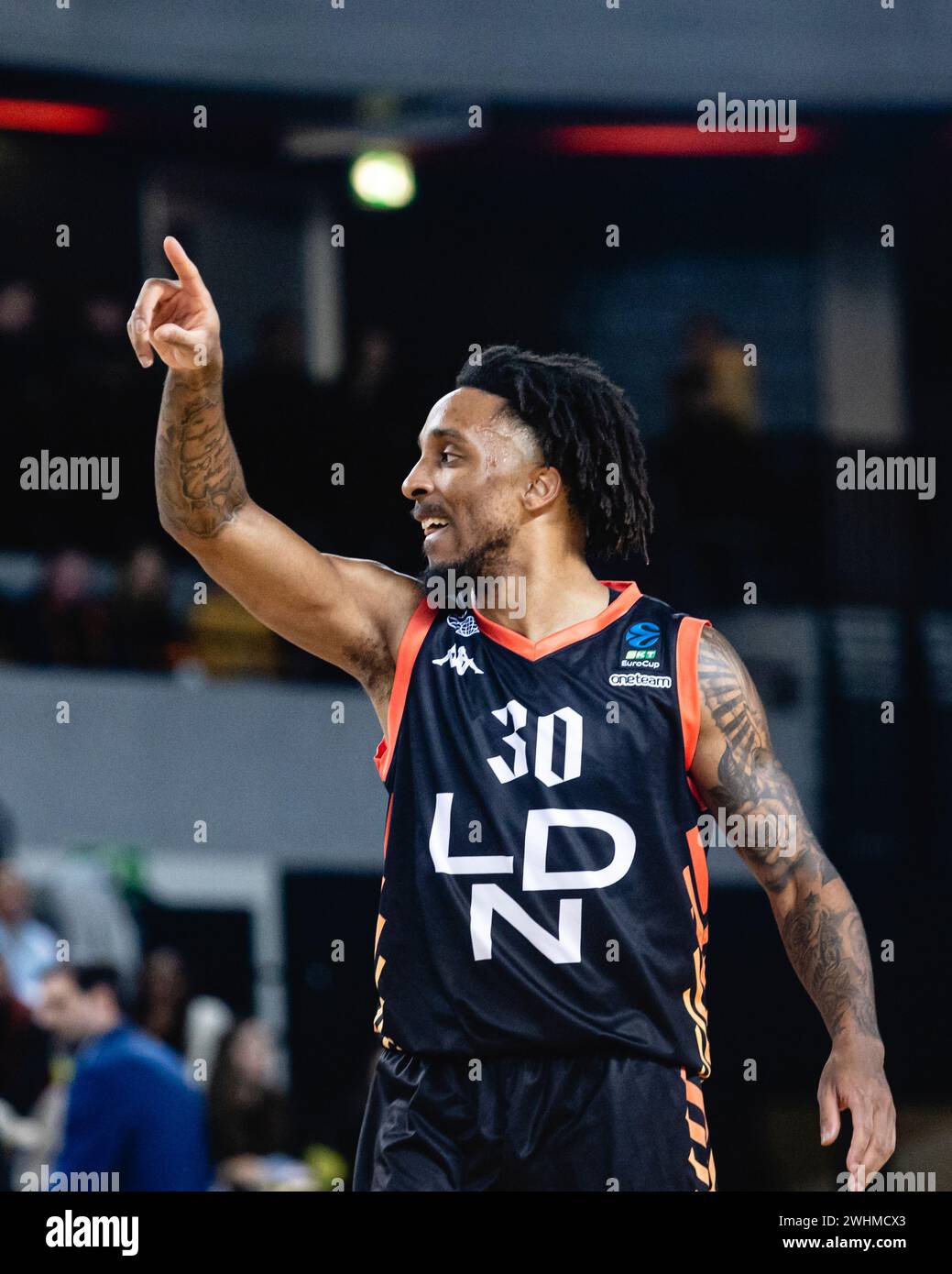 London Lions play Wolves Vilnius in the group stages of Eurocup at the ...