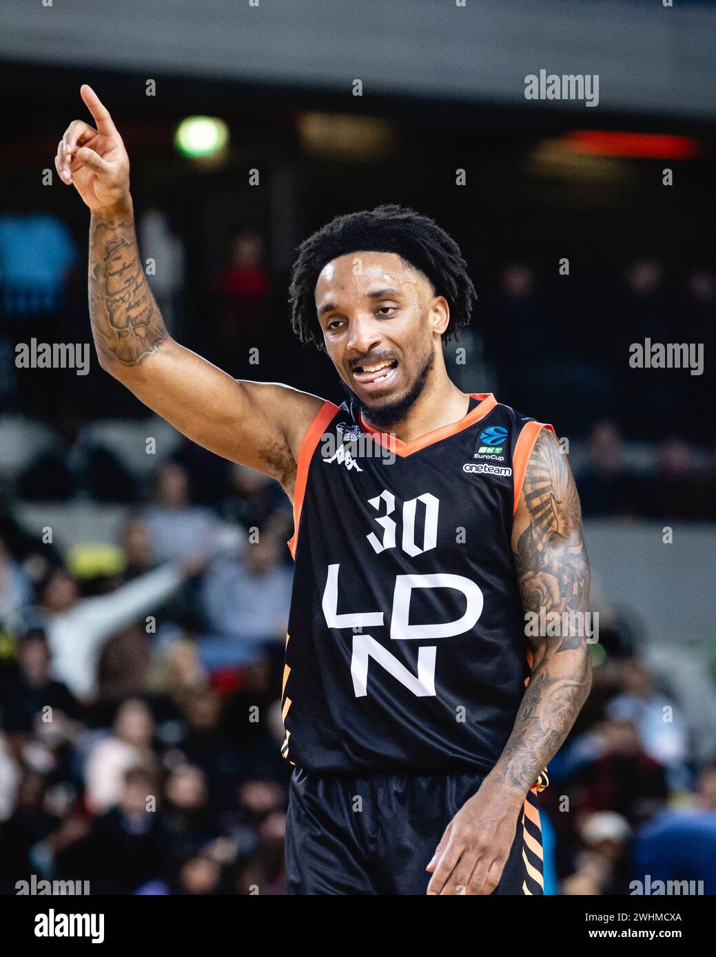 London Lions play Wolves Vilnius in the group stages of Eurocup at the ...