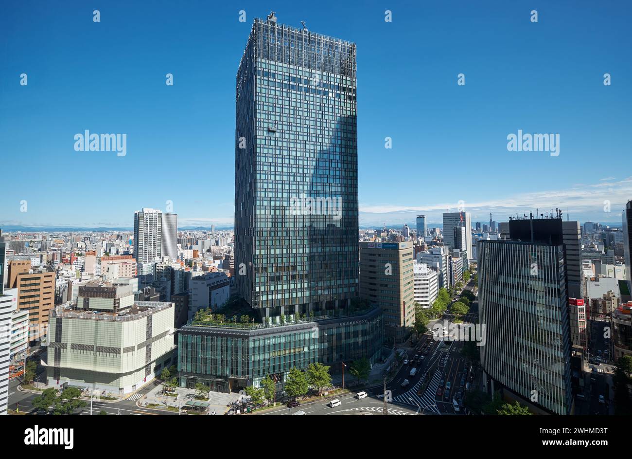 The area around Nagoya station called Meieki. Nagoya. Japan Stock Photo ...
