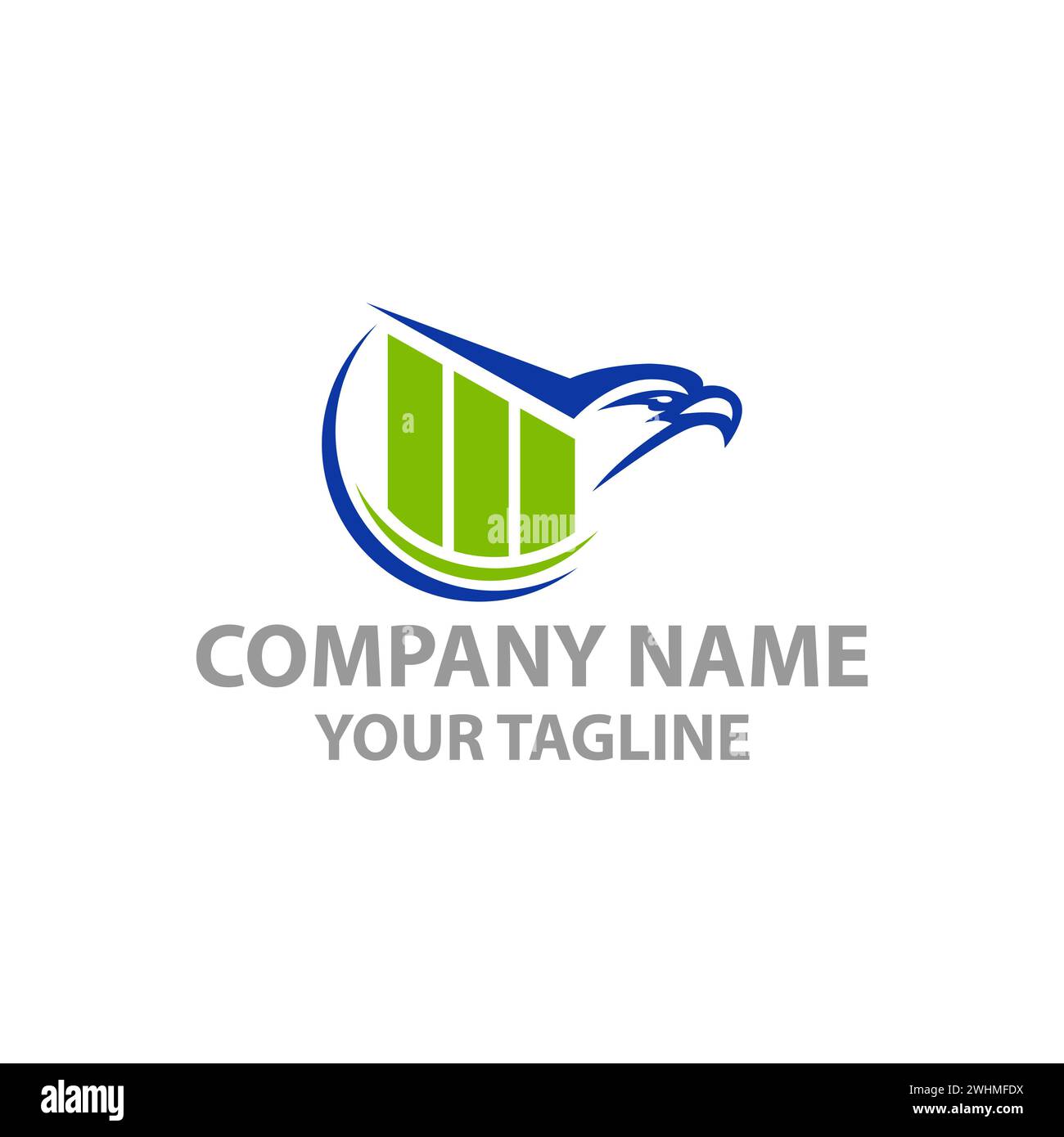 Eagle financial logo. Hawk shield wings icon. Flying bird emblem. EPS 10 Stock Vector Image ...