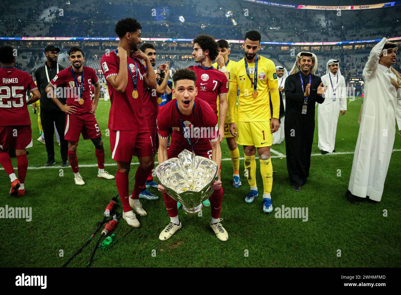 Doha, Qatar, 10 Feb 2024, AFC Asian Cup Qatar 2023 Final: Qatar 3-1 ...