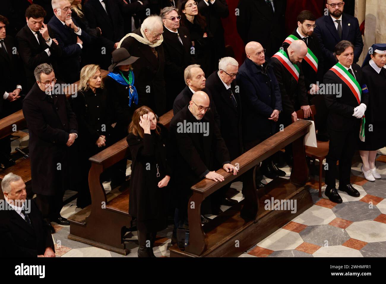Italy. 10th Feb, 2024. ?, ?, ?, Mari oBorghezio, Gabriele Albertini ...