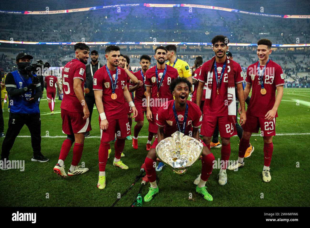 Doha, Qatar, 10 Feb 2024, AFC Asian Cup Qatar 2023 Final: Qatar 3-1 ...