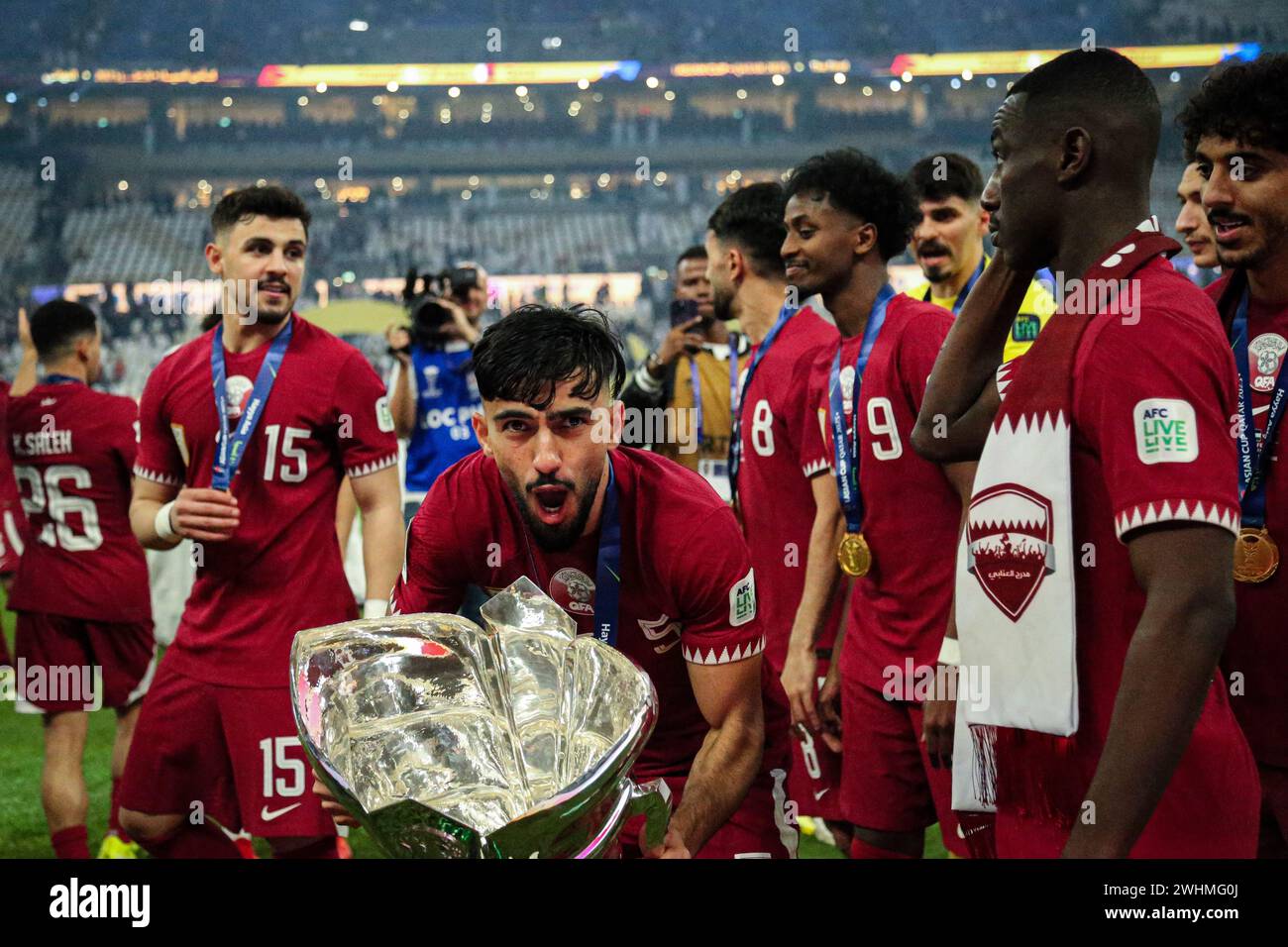 Doha, Qatar, 10 Feb 2024, AFC Asian Cup Qatar 2023 Final: Qatar 3-1 ...