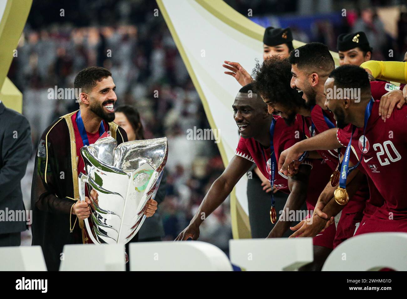 Doha, Qatar, 10 Feb 2024, AFC Asian Cup Qatar 2023 Final: Qatar 3-1 ...