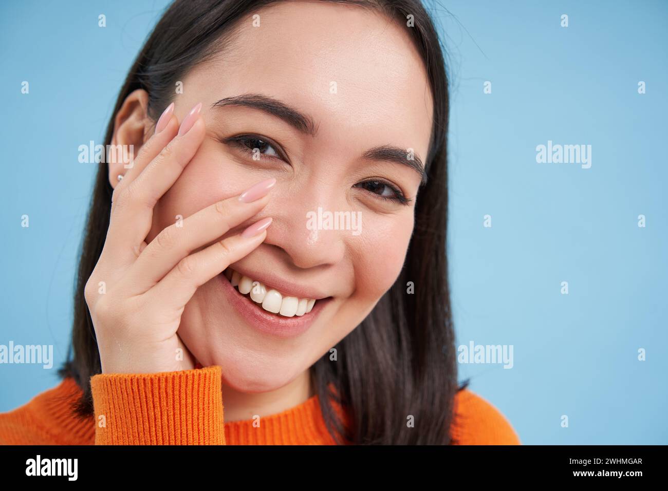 Japanese woman face hi-res stock photography and images - Alamy