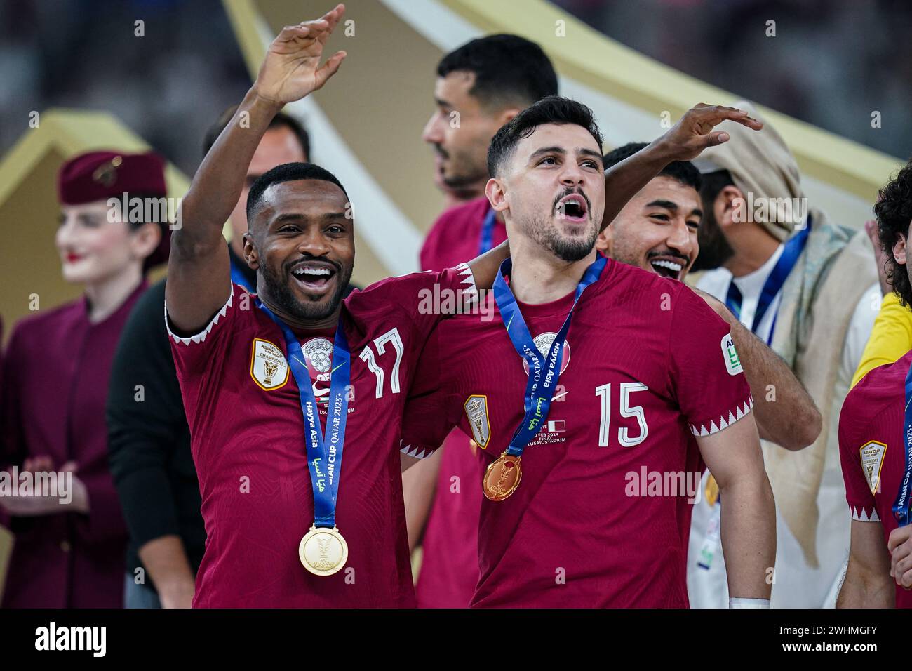 Doha, Qatar, 10 Feb 2024, AFC Asian Cup Qatar 2023 Final: Qatar 3-1 ...