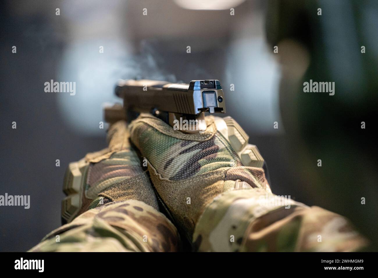 U.S. Air Force Staff Sgt. Kadin Wolff, fire team leader with the 114th ...