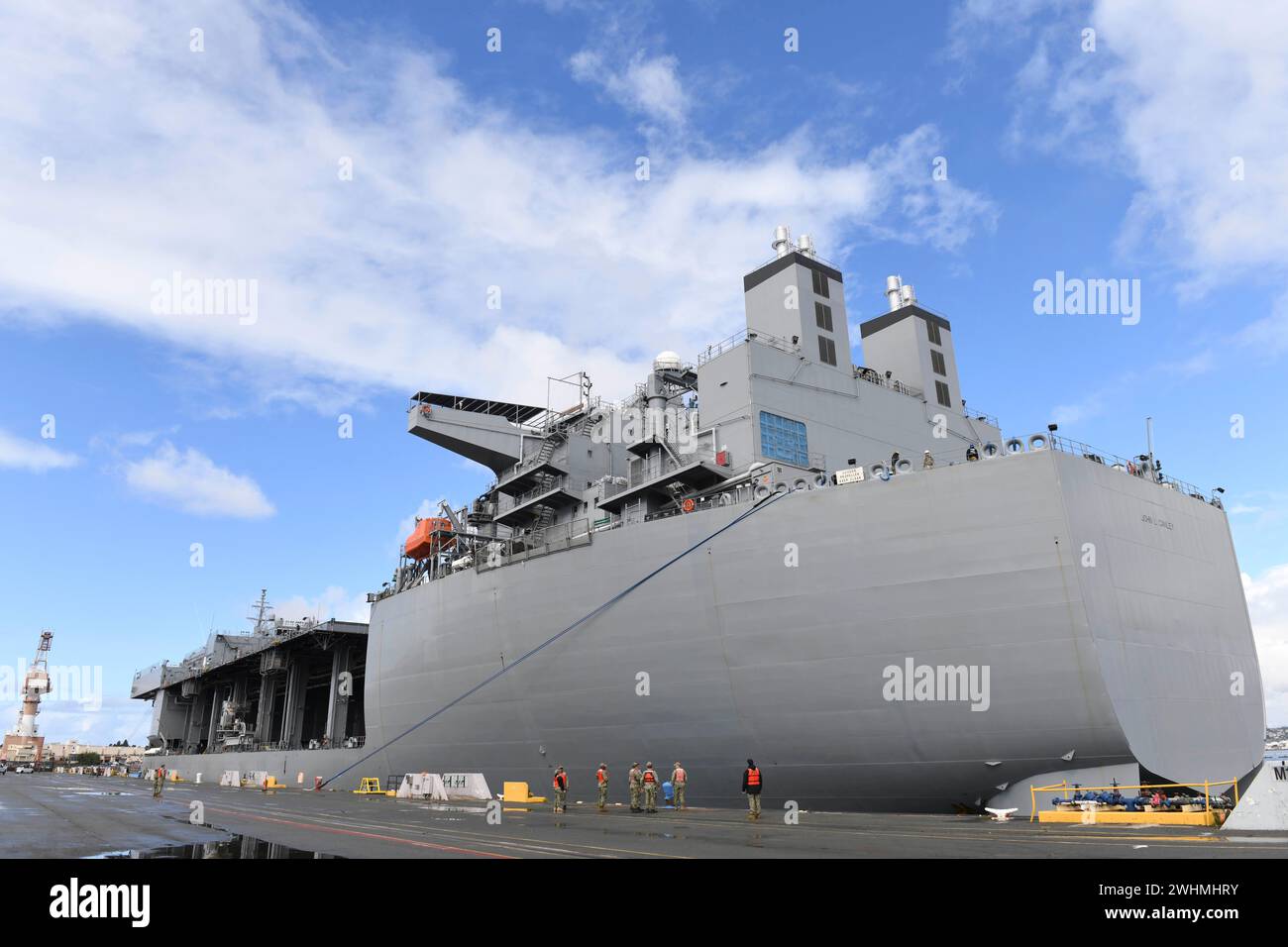CORONADO, Ca. (Feb. 9, 2024) Expeditionary Sea Base PCU John L. Canley ...
