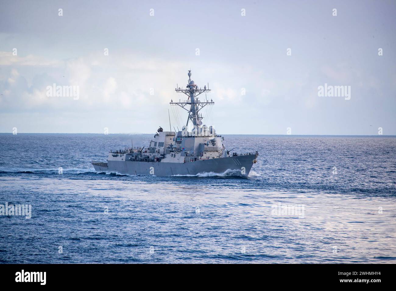 240209-N-YF131-1163 PACIFIC OCEAN (Feb. 9, 2024) The Arleigh Burke ...