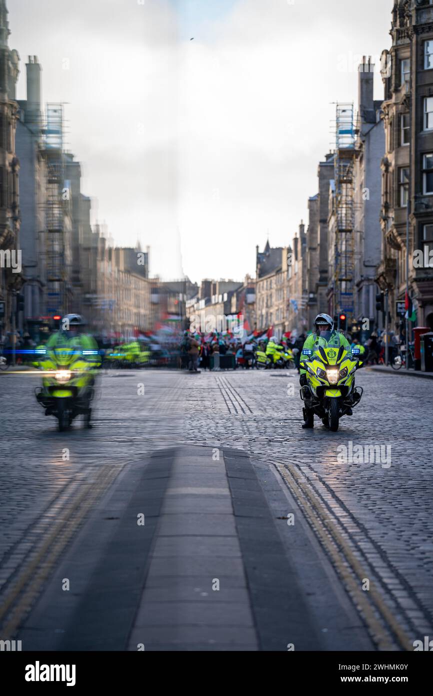 Police Bike Reflection Stock Photo - Alamy