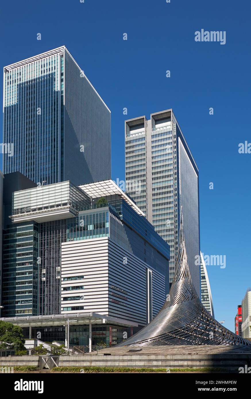 The area around Nagoya station called Meieki. Nagoya. Japan Stock Photo ...