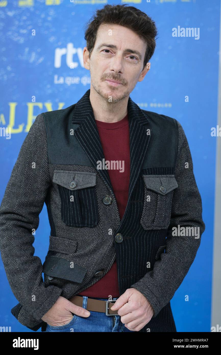 photocall for "La Ley Del Mar" at Torrespaña on January 10, 2024 in ...