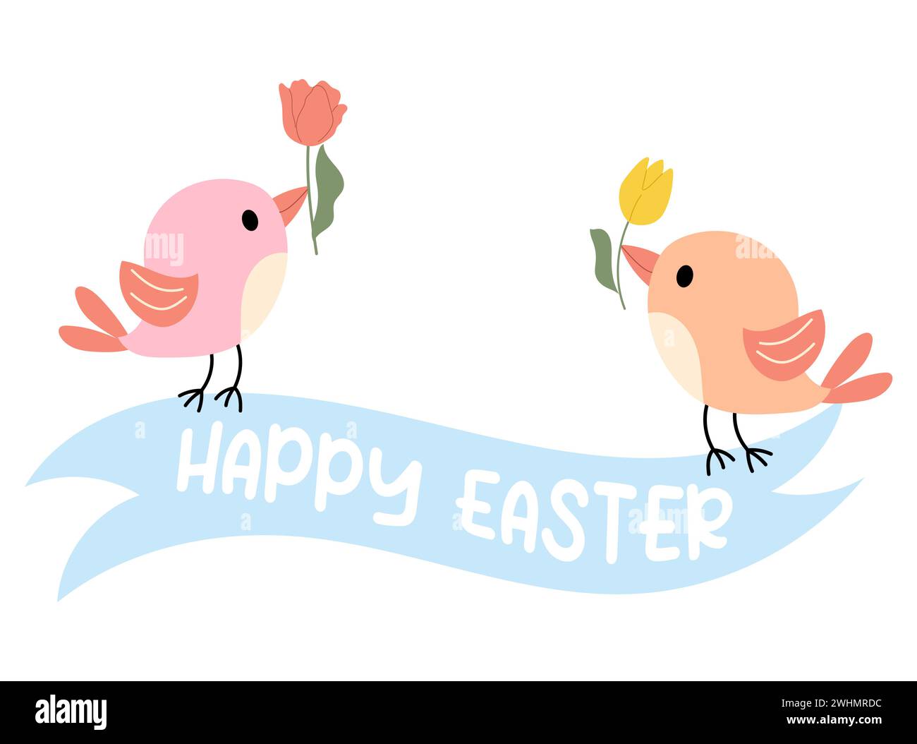 Gentle birds Stock Vector Images - Alamy