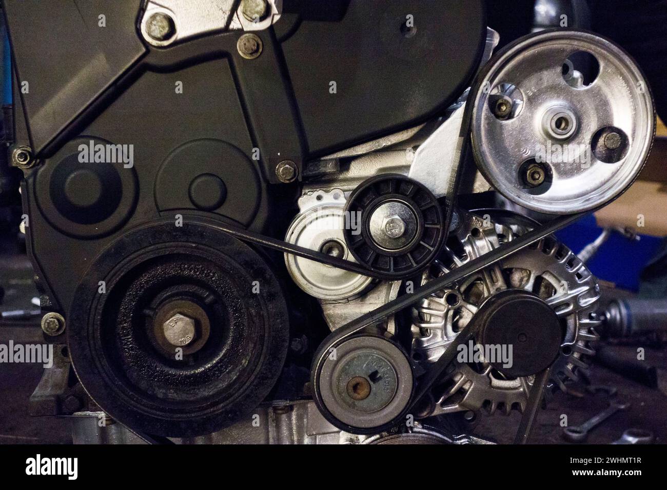 Internal combustion engine of a car Stock Photo - Alamy