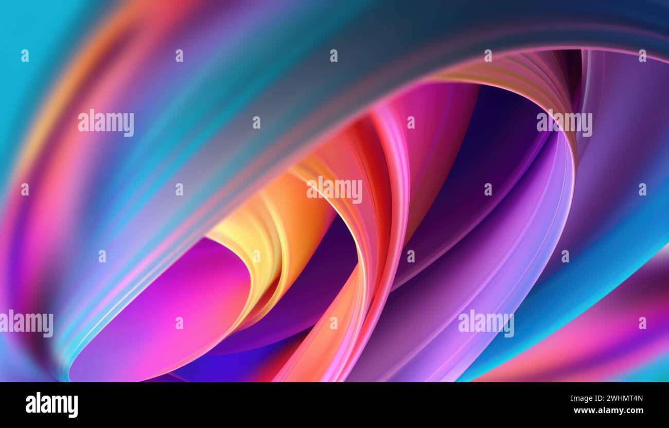 Futuristic neon background bright colors hi-res stock photography and ...