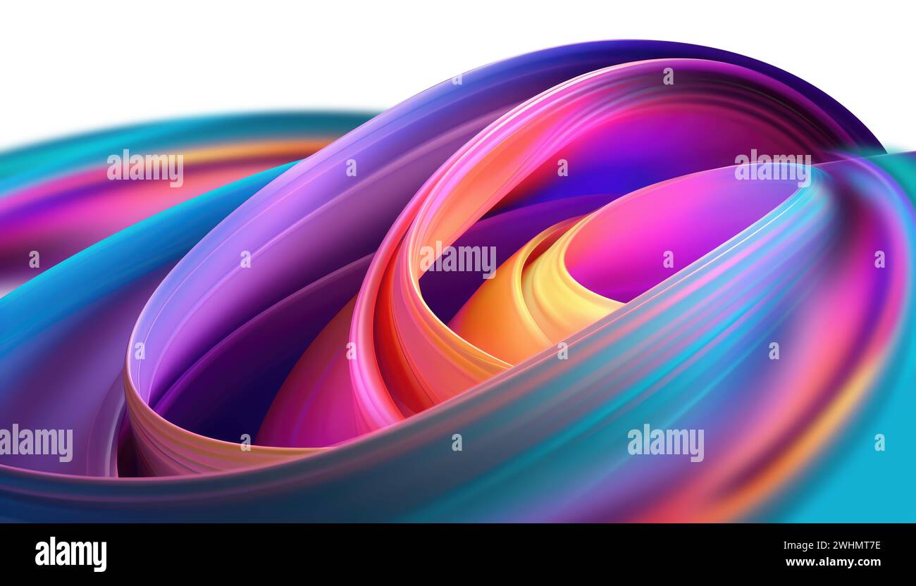 Neon ribbon hi-res stock photography and images - Alamy