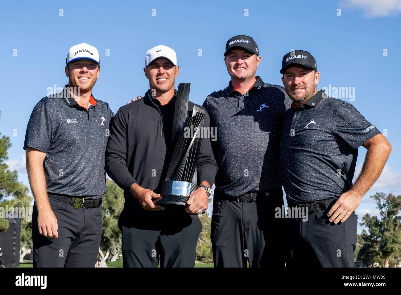 First Place team champions Captain Brooks Koepka of Smash GC, Jason ...