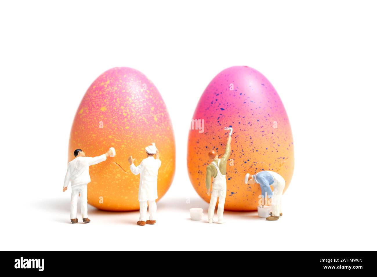 Concept easter eggs pastel Cut Out Stock Images & Pictures - Alamy