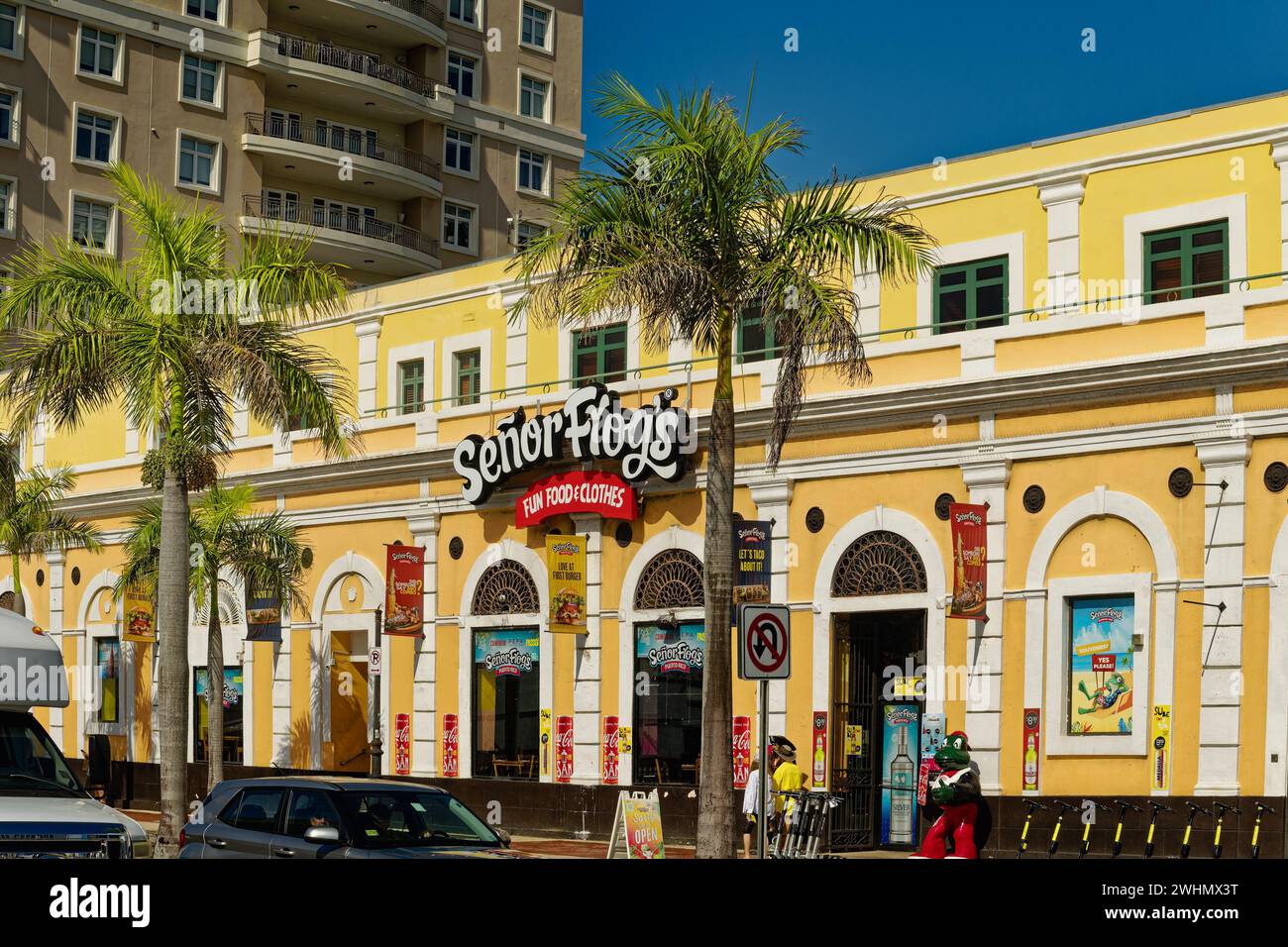 SAN JUAN, PUERTO RICO - January 16, 2024: San Juan serves as a major ...