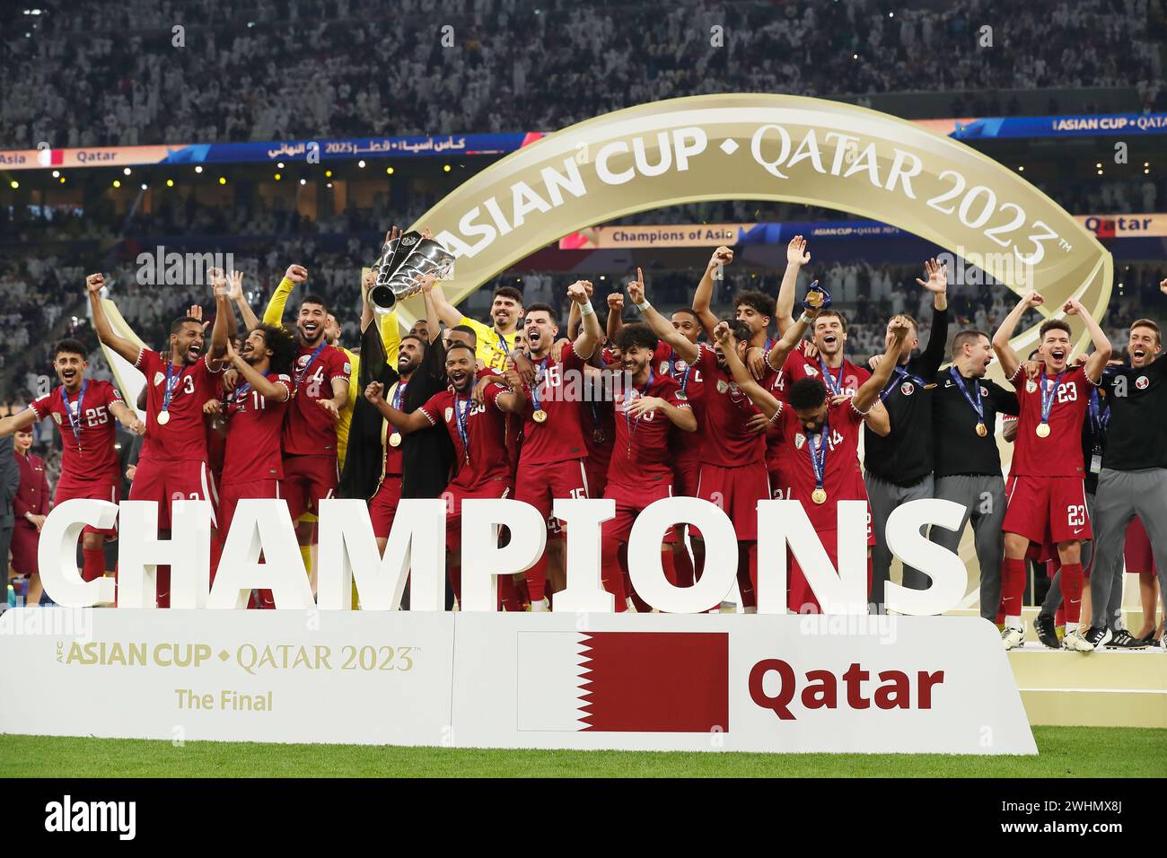 Asian cup final qatar team 2024 hi-res stock photography and images - Alamy