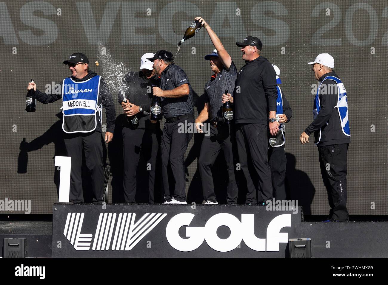 First Place team champions Captain Brooks Koepka of Smash GC, Jason ...