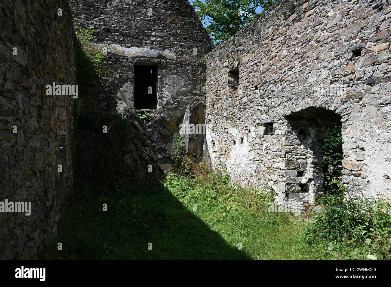 Church castle ruin Gossam, Austria Stock Photo - Alamy