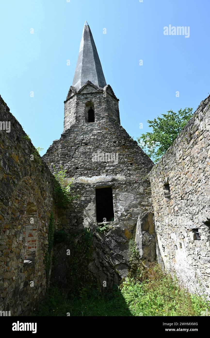 Church castle ruin Gossam, Austria Stock Photo - Alamy