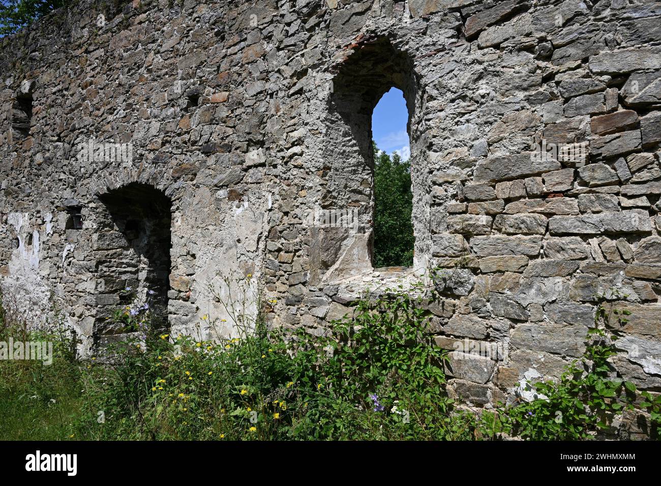 Church castle ruin Gossam, Austria Stock Photo - Alamy