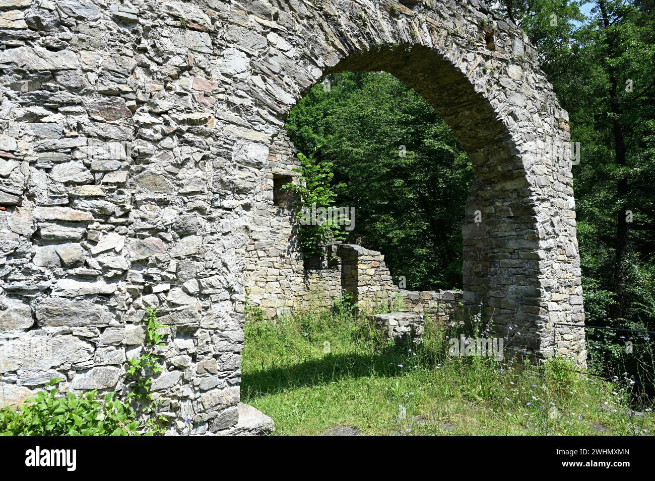 Church castle ruin Gossam, Austria Stock Photo - Alamy