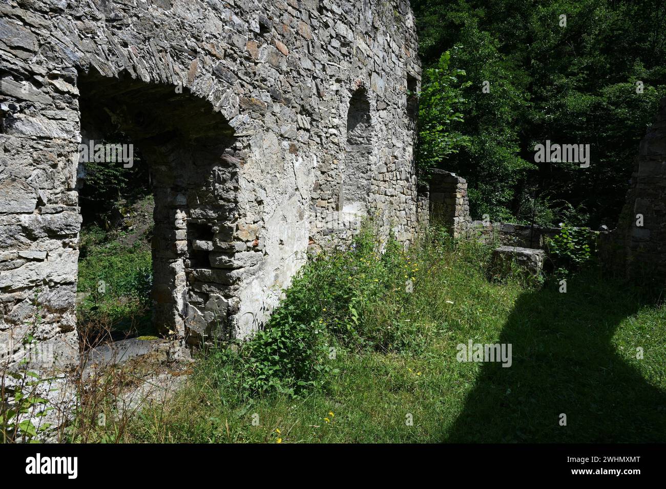 Church castle ruin Gossam, Austria Stock Photo - Alamy