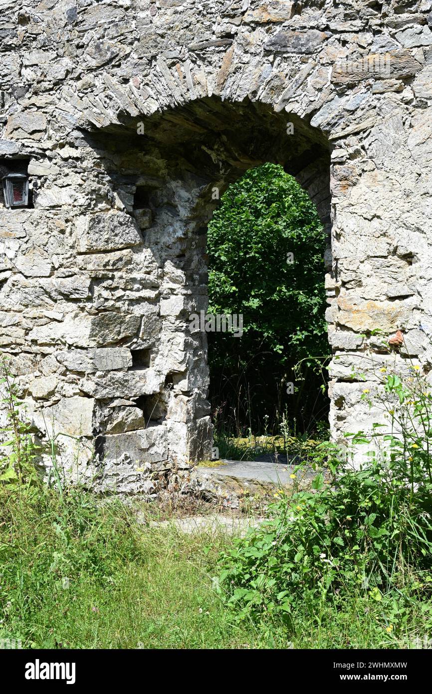 Church castle ruin Gossam, Austria Stock Photo - Alamy