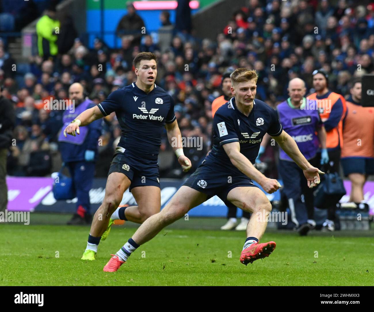 Scottish Gas Murrayfield Stadium. Edinburgh.Scotland.UK. 10th Feb 24 ...