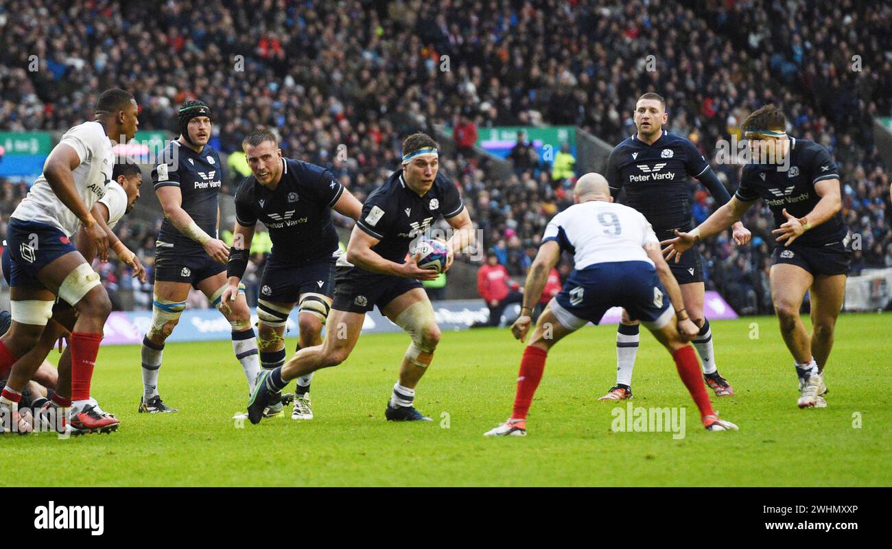 Scottish Gas Murrayfield Stadium. Edinburgh.Scotland.UK. 10th Feb 24 ...