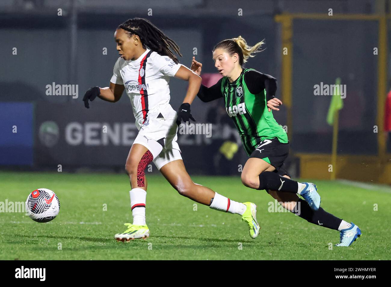 Sassuolo, Italy. 10th Feb, 2024. Emelyne Laurent of Milan Women and ...