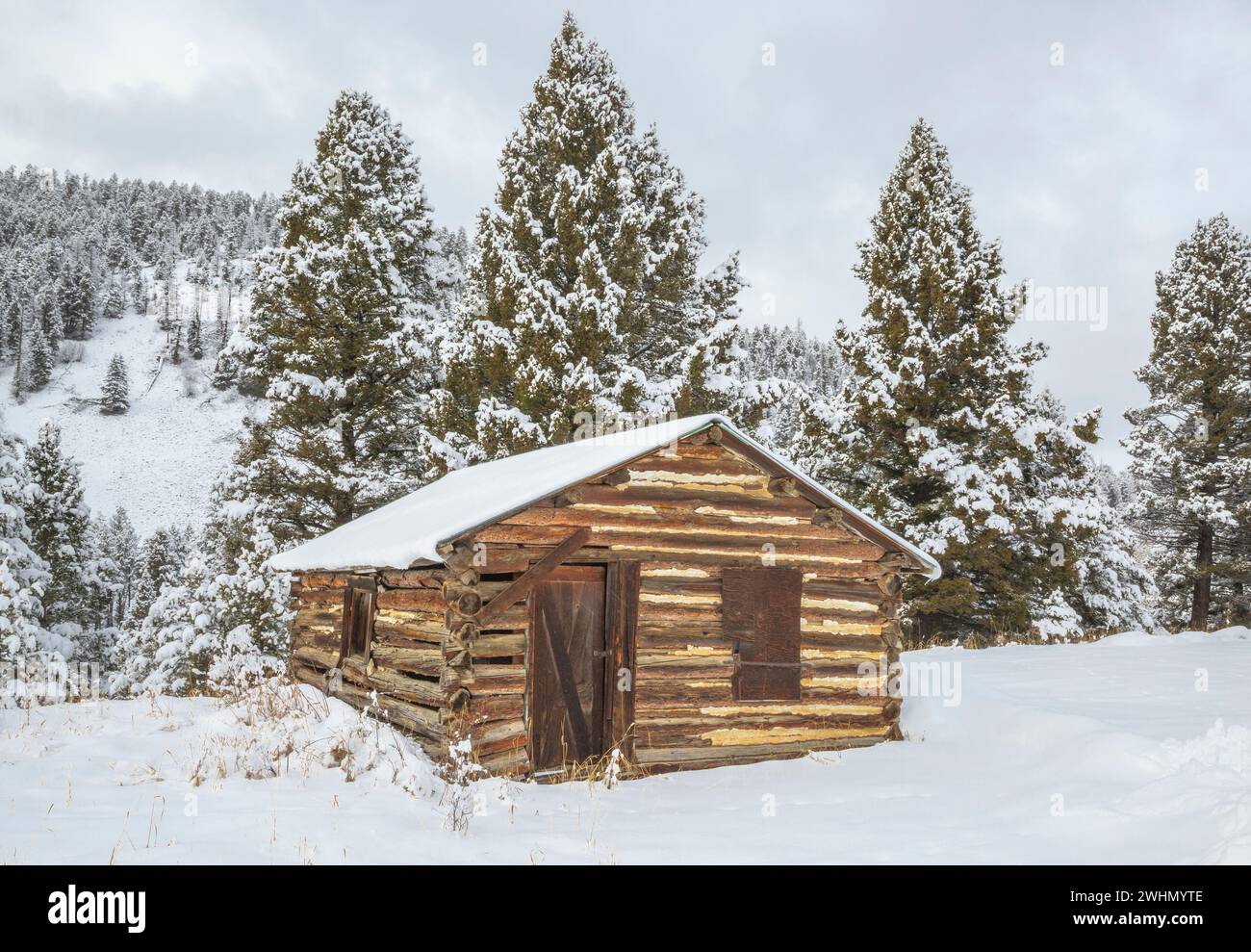 Old log cabin hi-res stock photography and images - Alamy