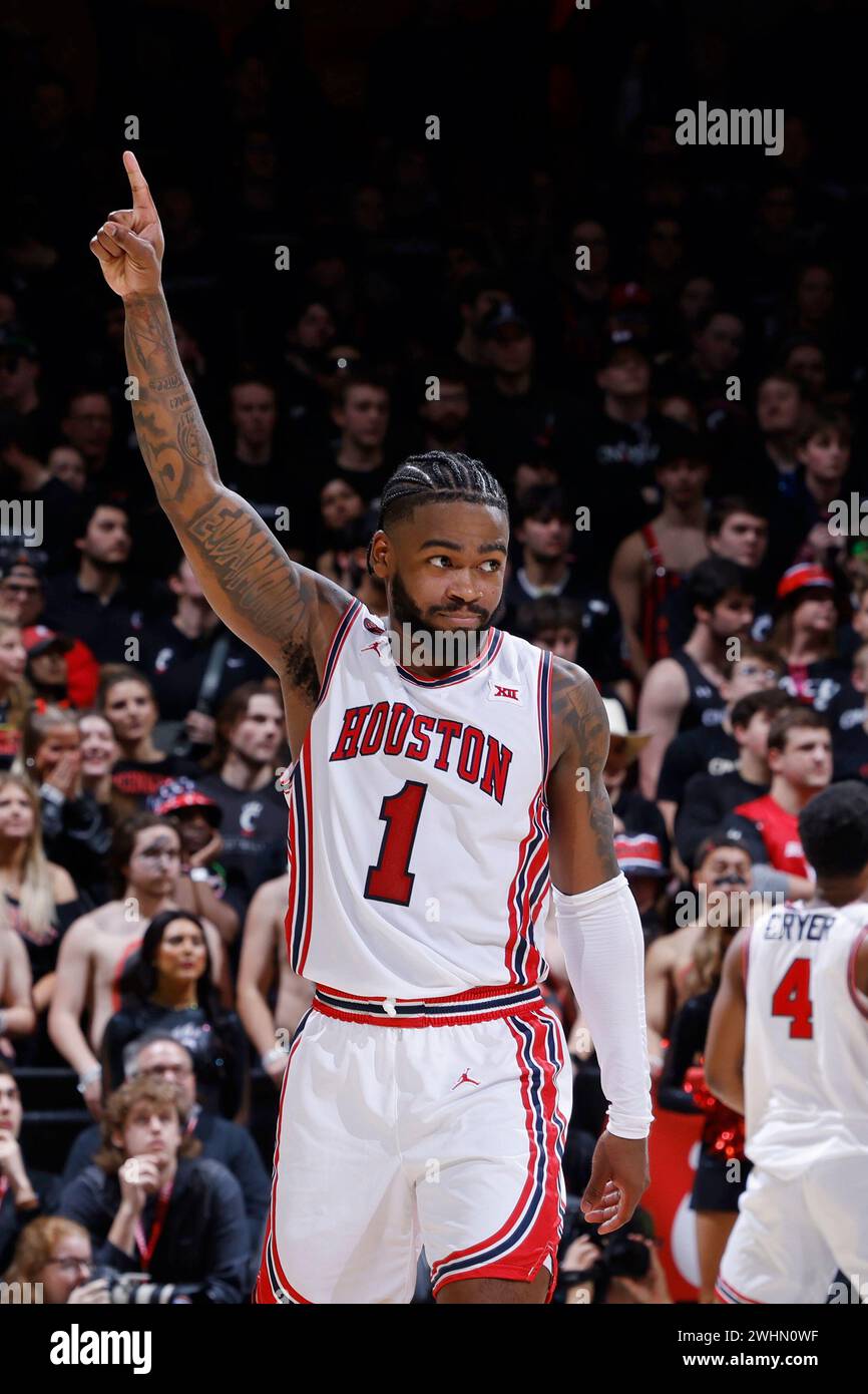 CINCINNATI, OH - FEBRUARY 10: Houston Cougars guard Jamal Shead (1 ...
