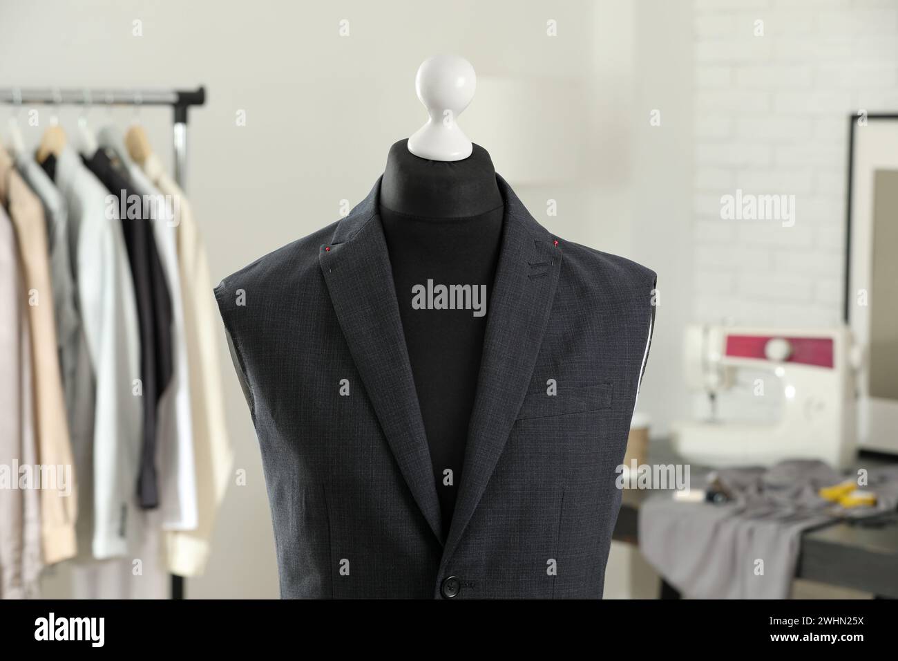 Unfinished tailoring suit in hi-res stock photography and images - Alamy